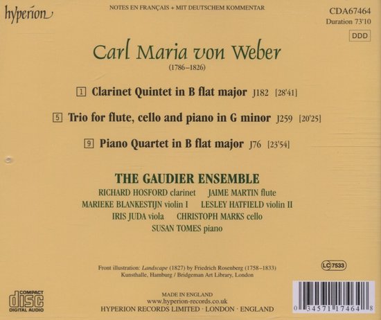 Gaudier Ensemble - Clarinet Quintet / Trio For Flute, (CD), Gaudier ...