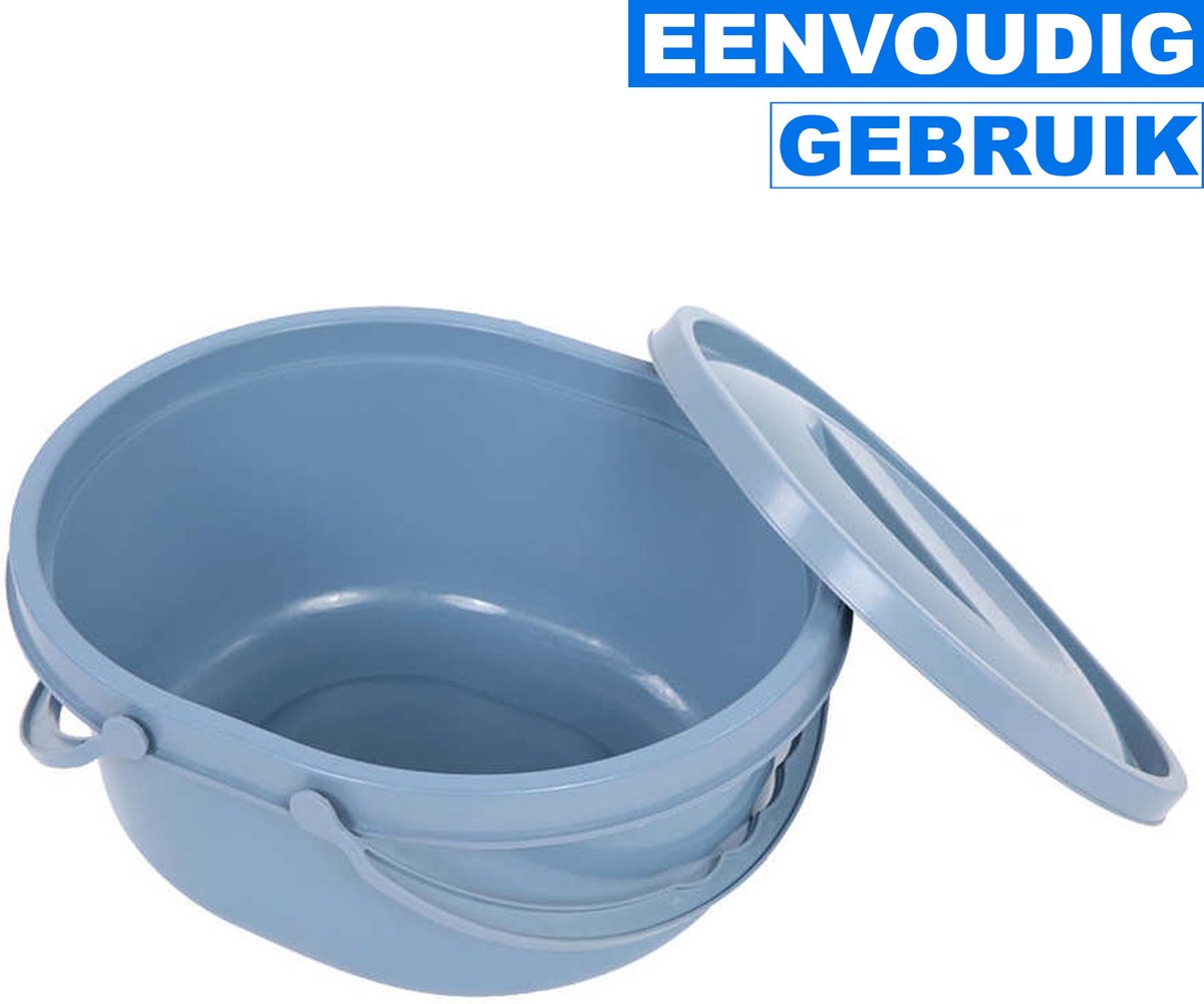 PO stoel - WC stoel - Postoel met emmer & deksel - Toiletstoel - In ...