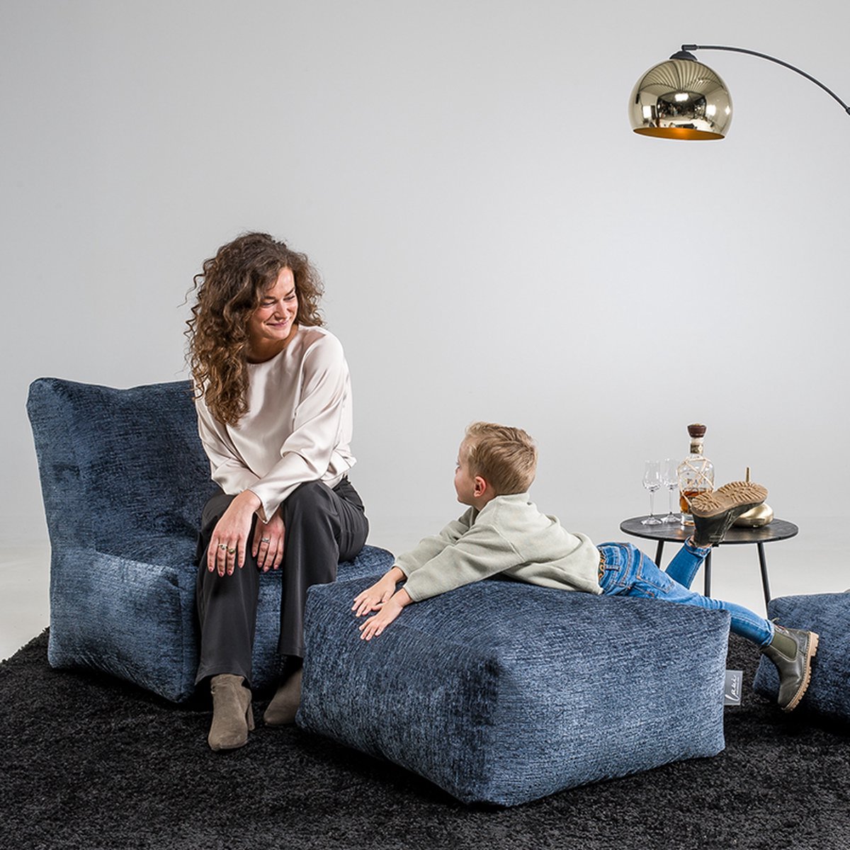 Laui lounge Hotel Chic- Volwassen Zitzak - Indoor - Indigo, Blauw - 68 ...