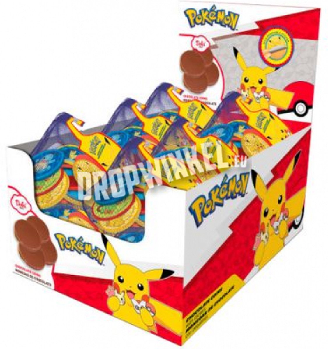 Pokémon Chocolat Coins 45 gr. ( 32 stuks ) | bol.com