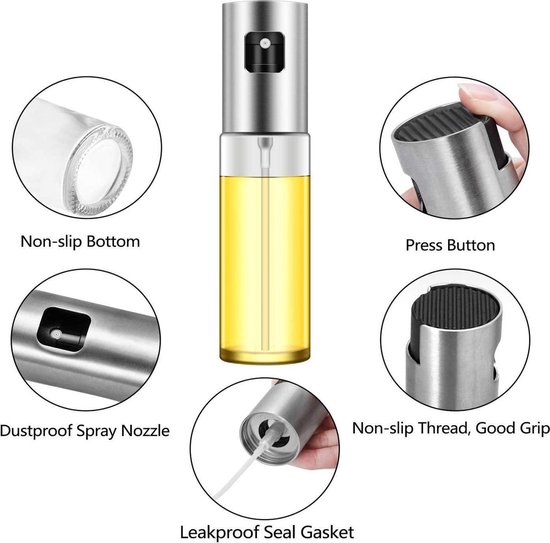 Olijfolie sprayer - Olie spay - Cooking spray - Spray olie | bol