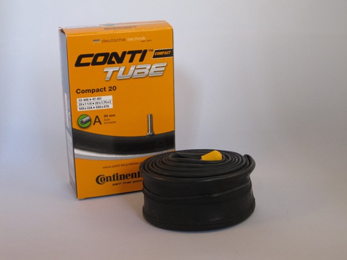 Continental Binnenband Compact Wide 20 Inch (50/62-406) Av 34 Mm | bol