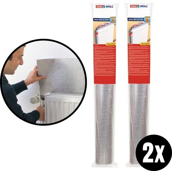 Tesa Radiatorfolie 2st - Reflecterende Isolatiefolie voor achter ...
