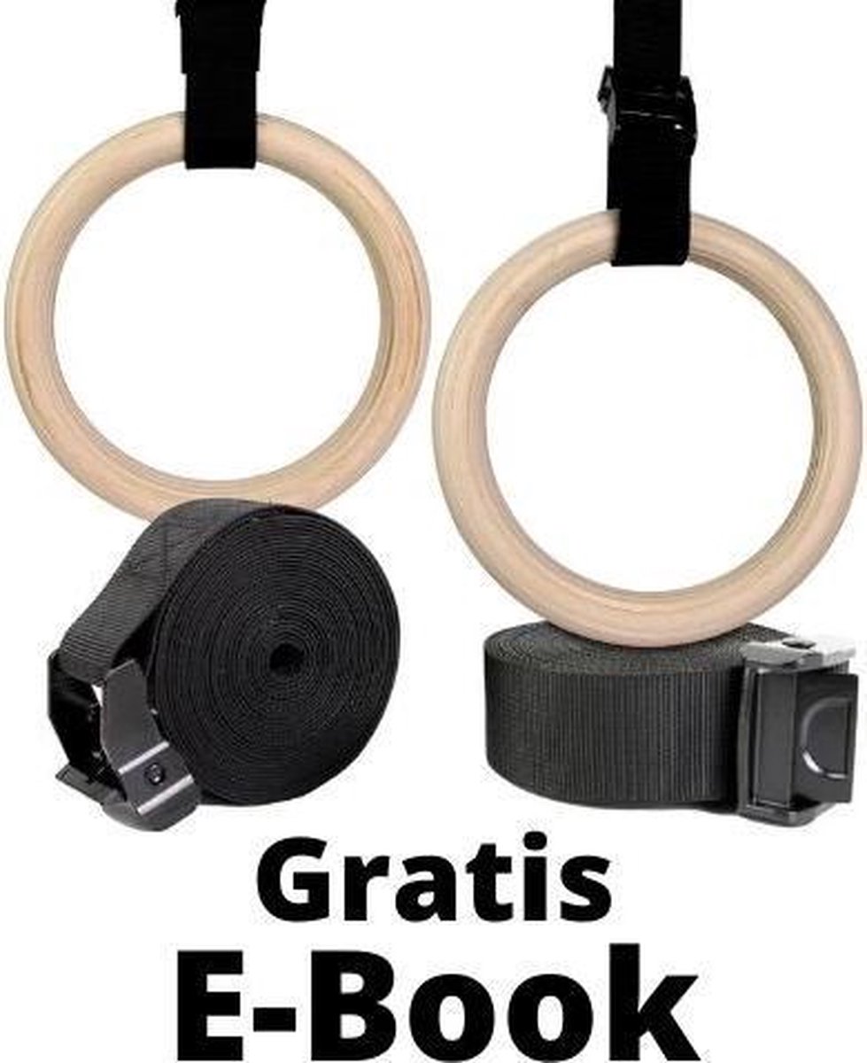 B&B Goods- Houten Turnringen - Gymnastiek Ringen-Gym Ringen-Crossfit ...