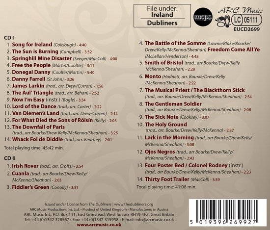 The Dubliners With Luke Kelly - The Dubliners With Luke Kelly (2 CD ...