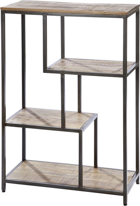 Decoratief Rek Camara Metaal Hout Multi-level 116 x 75 cm | bol