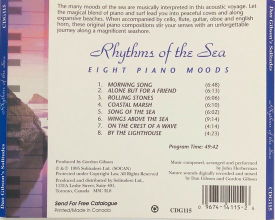 Solitudes: Rhythms of Sea, Dan Gibson | CD (album) | Muziek | bol