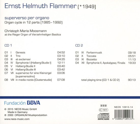 Flammer/Superverso Per Organo, Christoph Maria Mossmann | CD (album ...