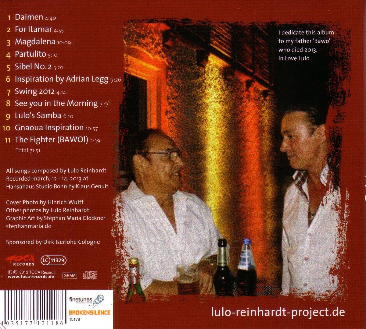 Lulo Reinhardt & Latin Swing Project - Bawo (CD), Lulo Reinhardt ...
