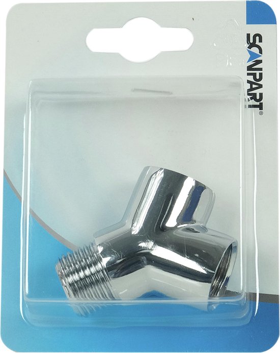 Scanpart kraansplitter - Voor het aansluiten van een extra kraan - Y stuk kraan -... | bol