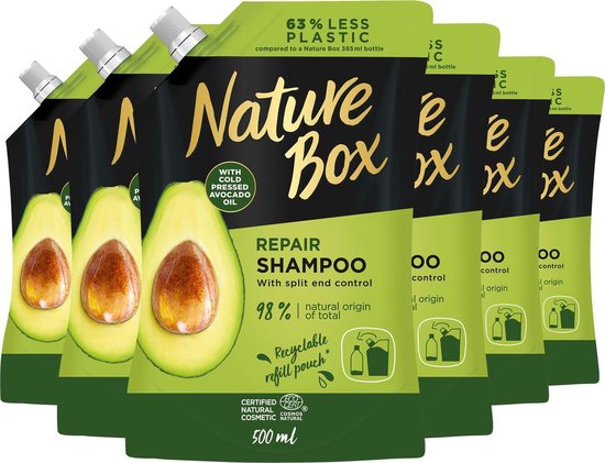 Nature Box - Avocado Shampoo Refill - Haarverzorging - Refill ...