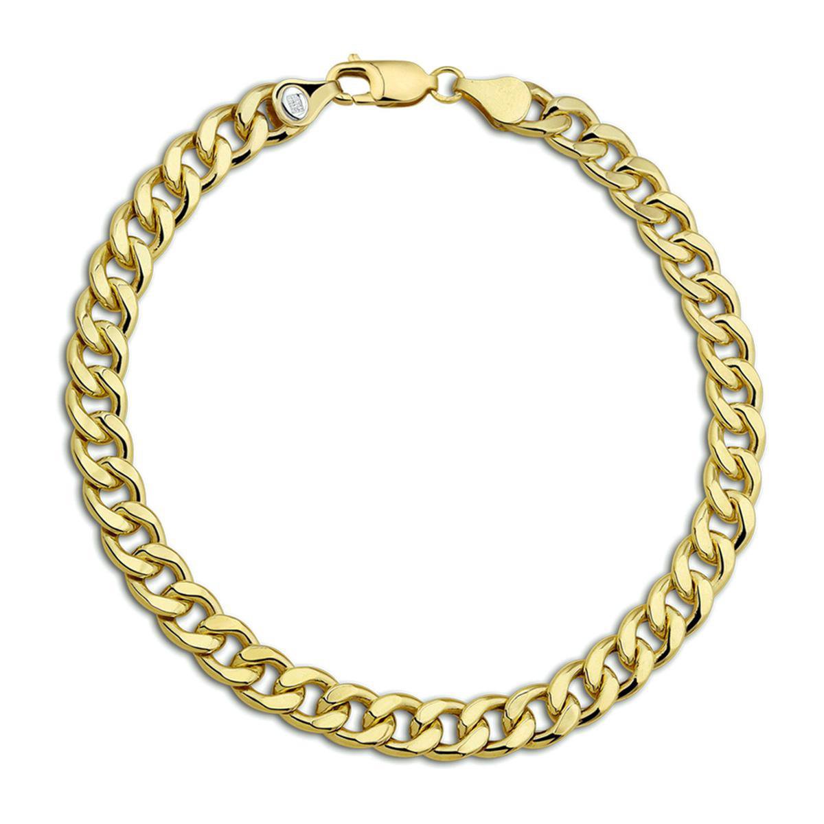 The Jewelry Collection For Men Armband Geslepen Gourmet 6 mm 21 cm ...