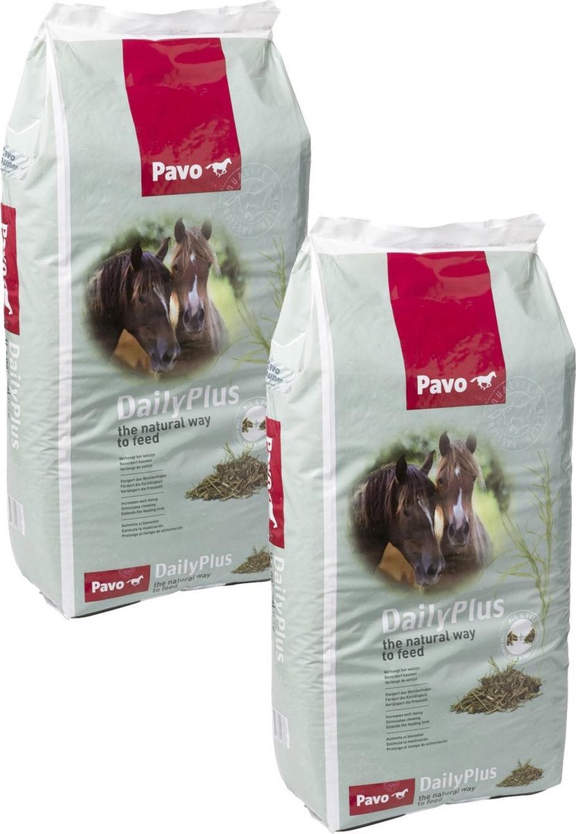Pavo Daily Plus - Paardenvoer - 2 x 15 kg | bol.com