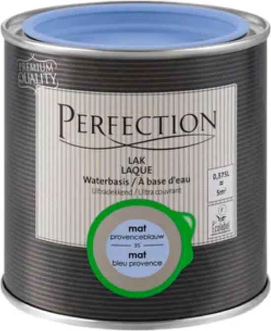 Perfection lak Ultradekkend mat provence blauw verf 375ml | bol