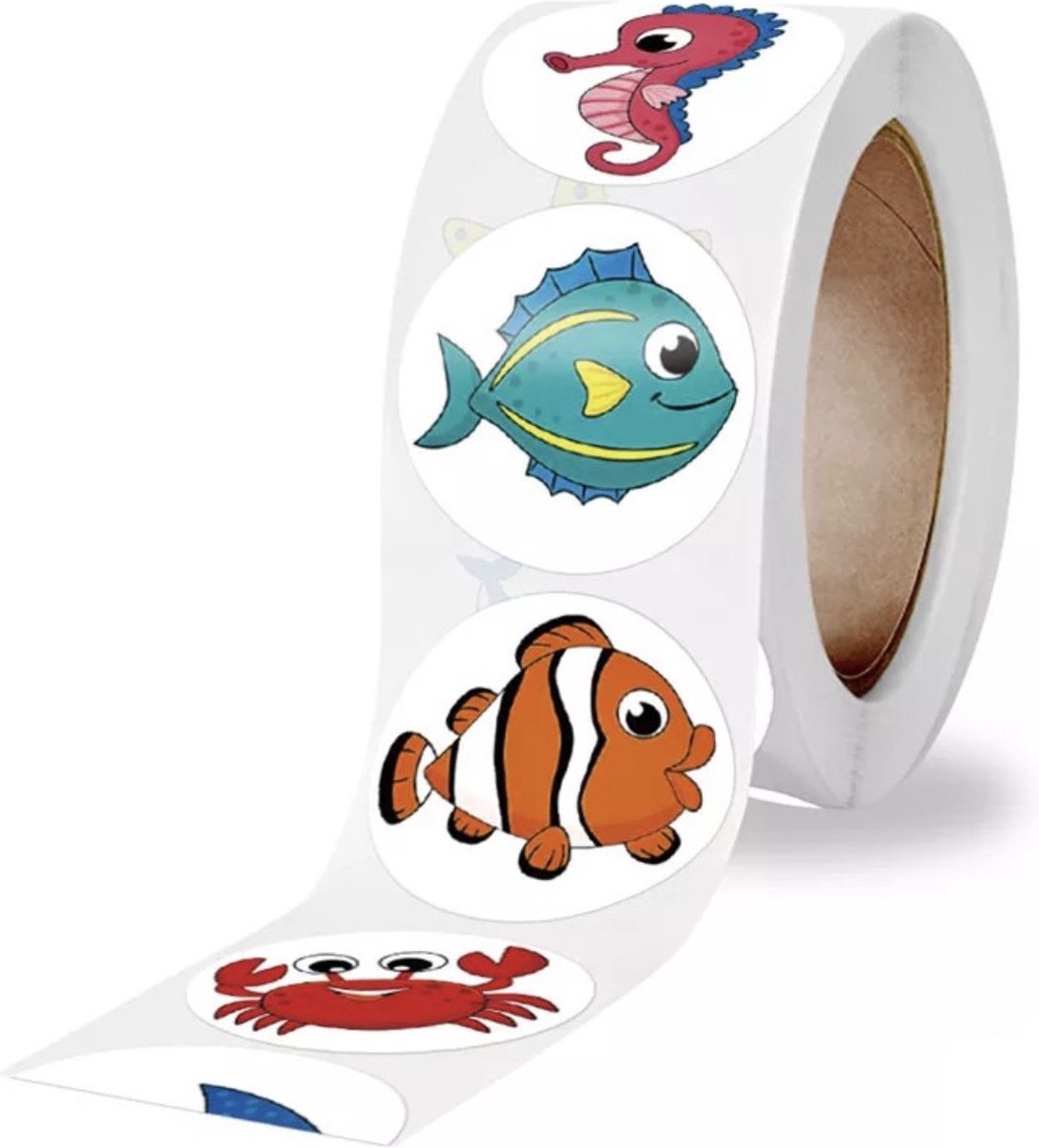 Without Lemons Beloningsstickers Zeedieren |500 stuks |Sluitstickers ...