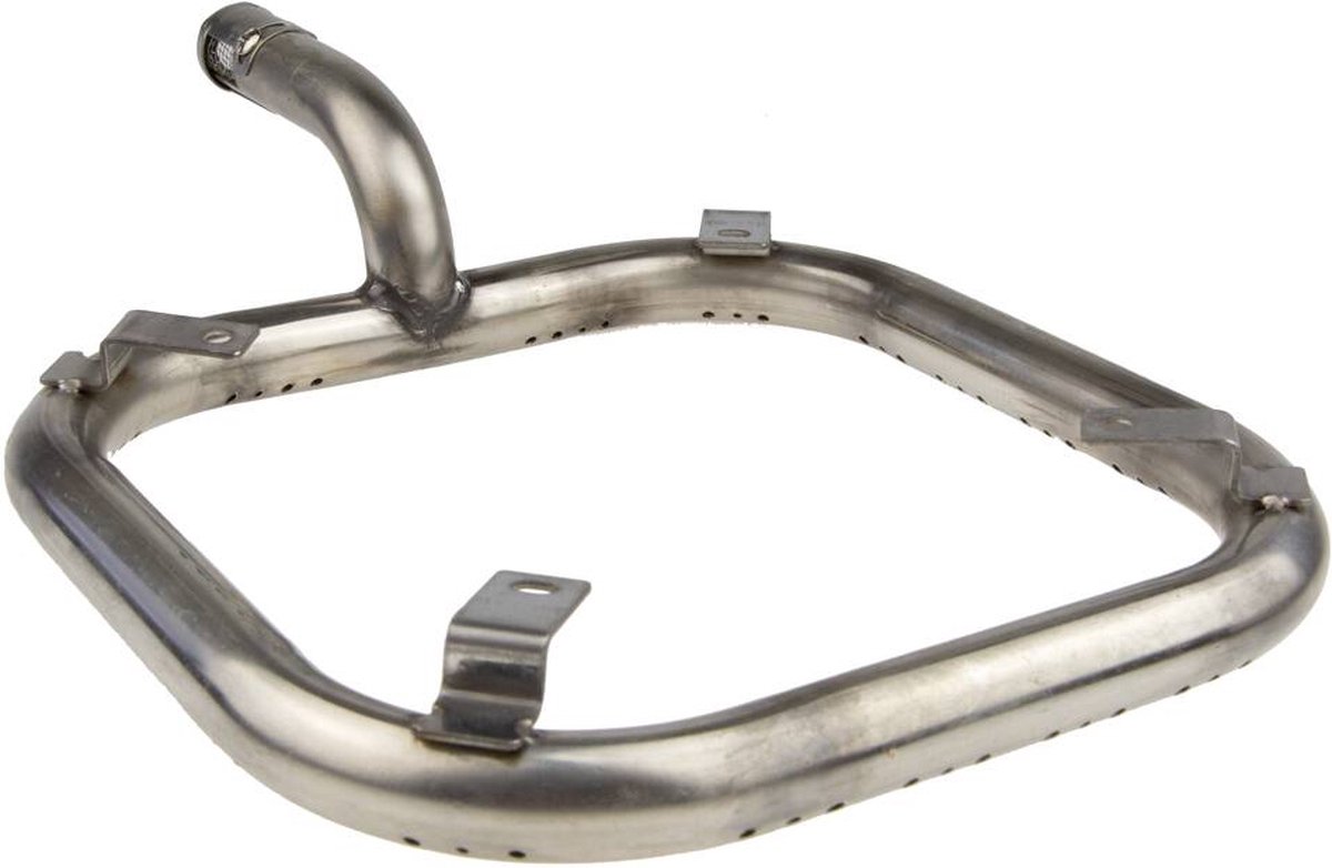 Vuurtafel brander set rvs vierkant - 21 x 21 cm | bol.com