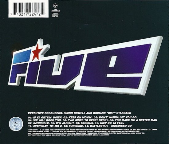 Five - Invincible, Five | CD (album) | Muziek | bol