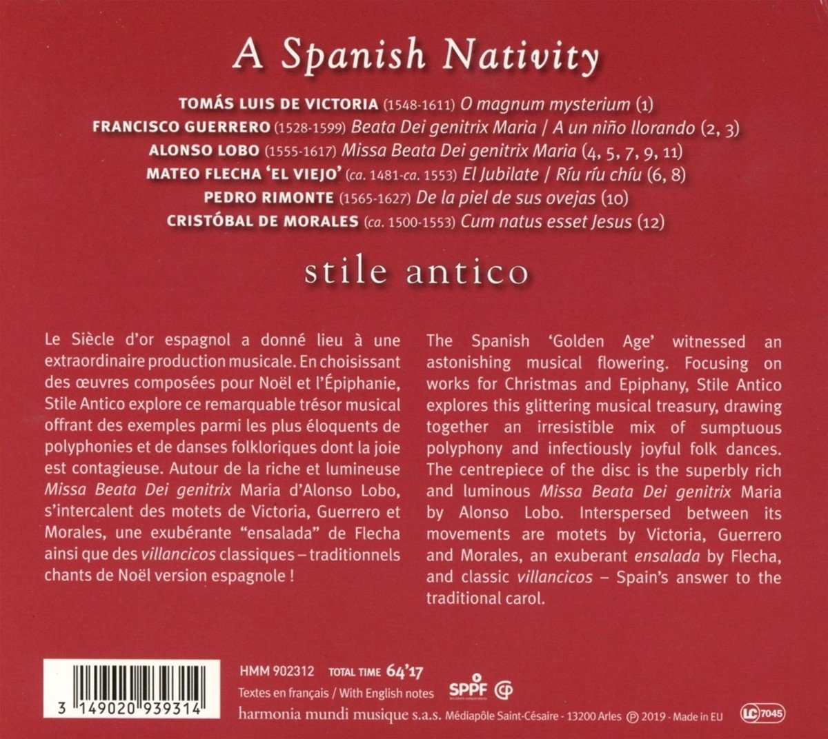 Stile Antico - A Spanish Nativity (CD), Stile Antico | CD (album ...
