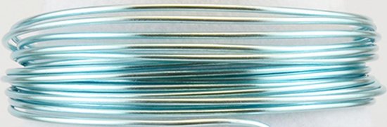 Vaessen Creative Aluminium Draad - 3mm - ±26m - 500g - IJsblauw | bol.com