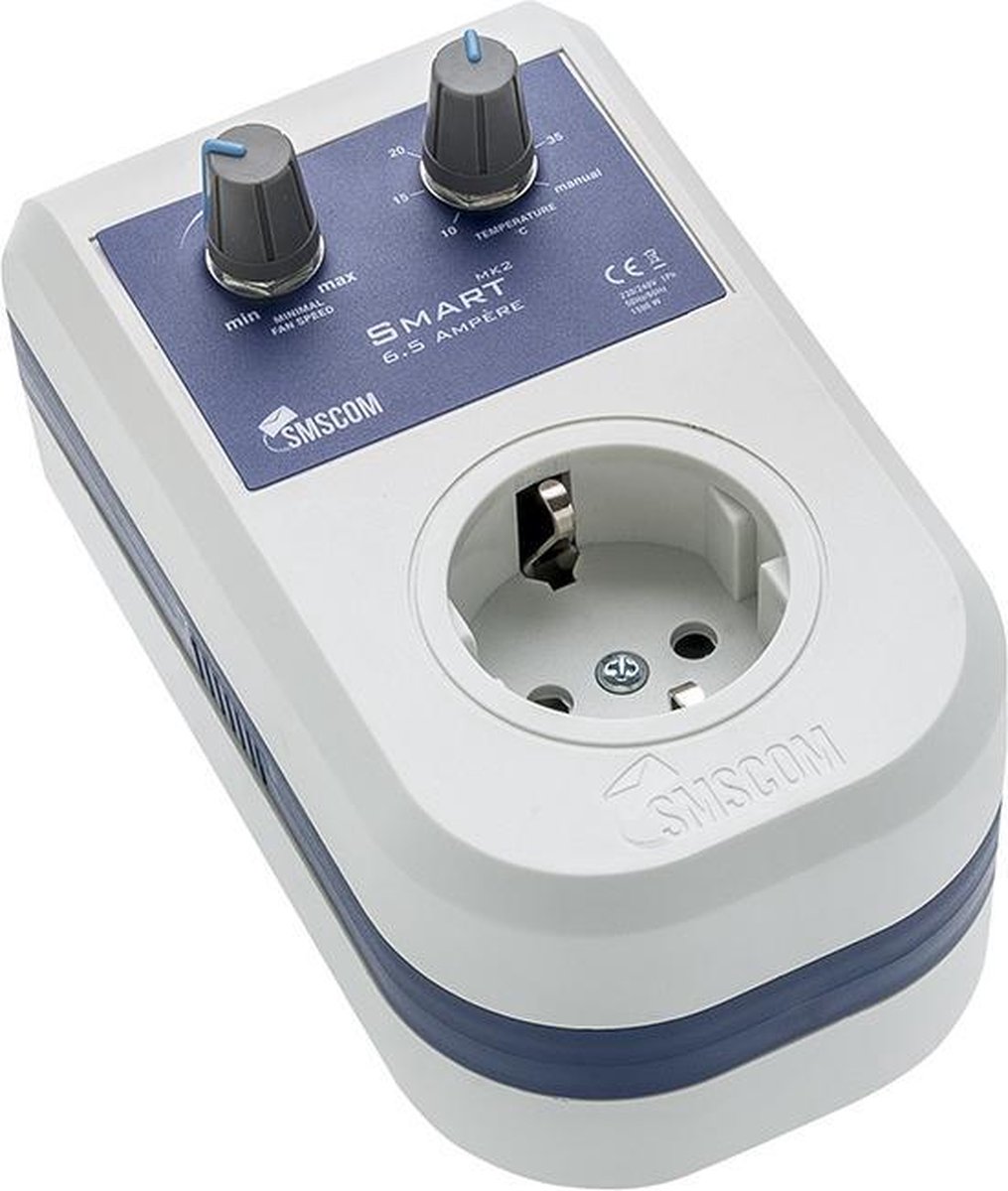 SMSCom Smart Controller Fan- MK2 - 6.5Amp - Snelheidsregelaar voor ventilator met... | bol