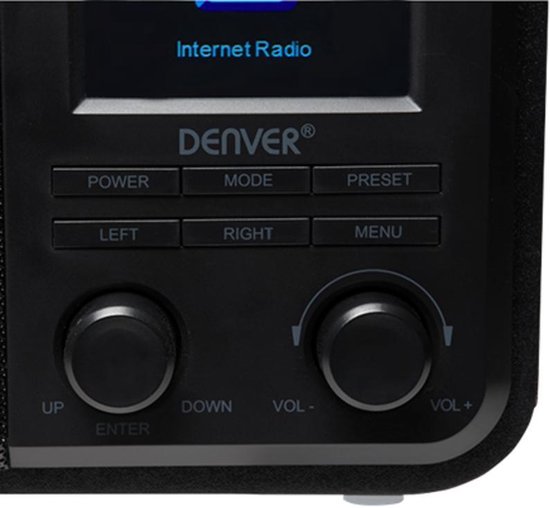 Denver IR-130 - Internetradio met Wi-Fi functie en houten behuizing ...