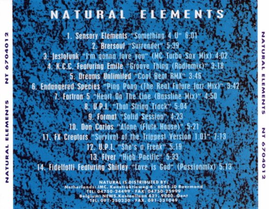 Natural Elements Vol.1, various artists | CD (album) | Muziek | bol