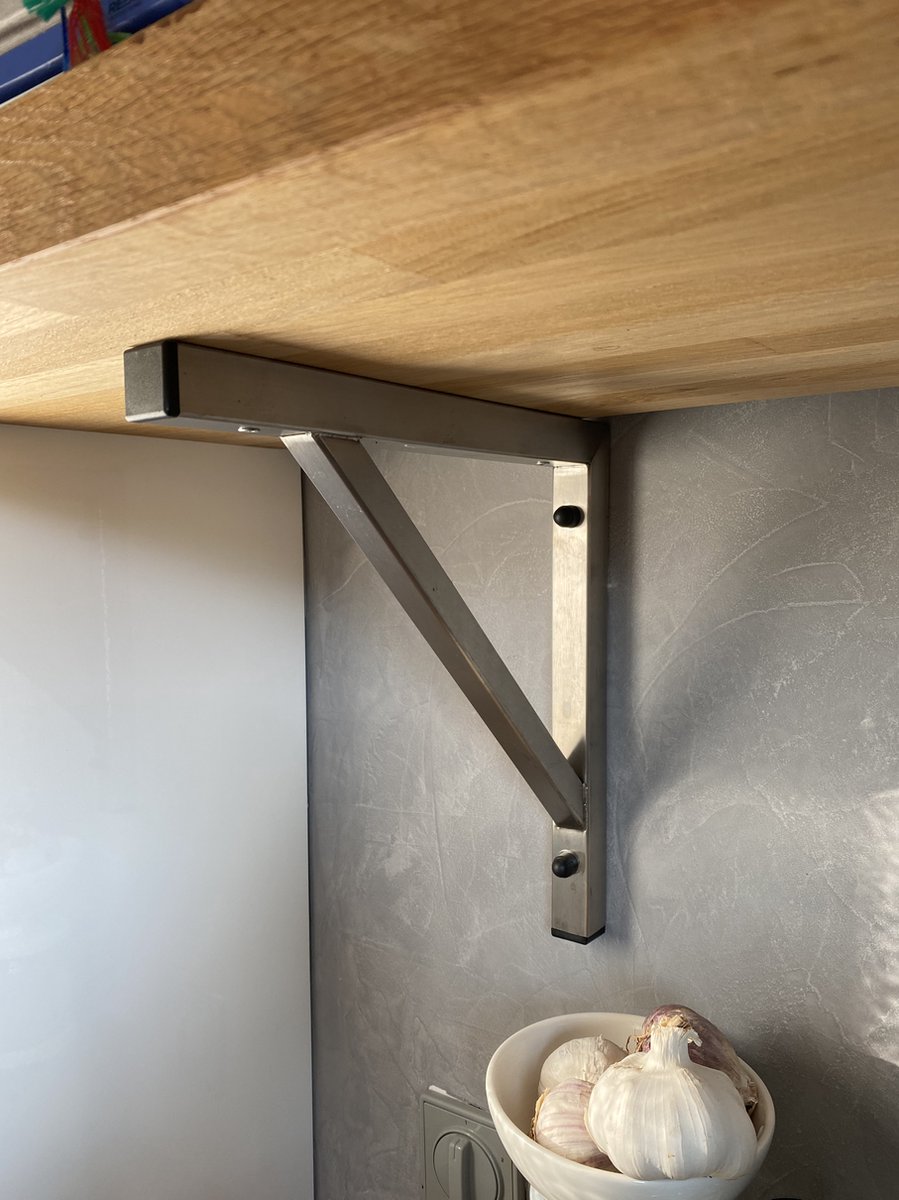 Plankendragers van RVS InterieurMaatwerk - Wandplank legplankdragers ...