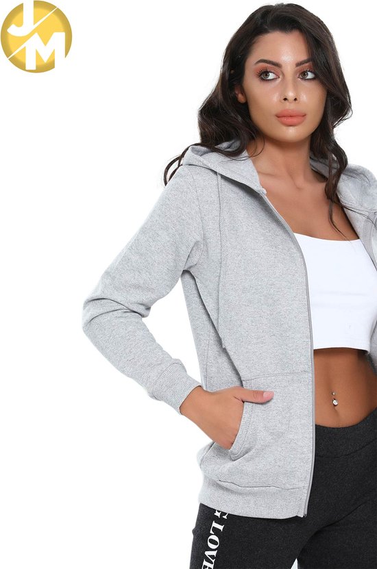 Dames SWEATSHIRT | Lang mouw | Maat L –GRİJ | bol.com