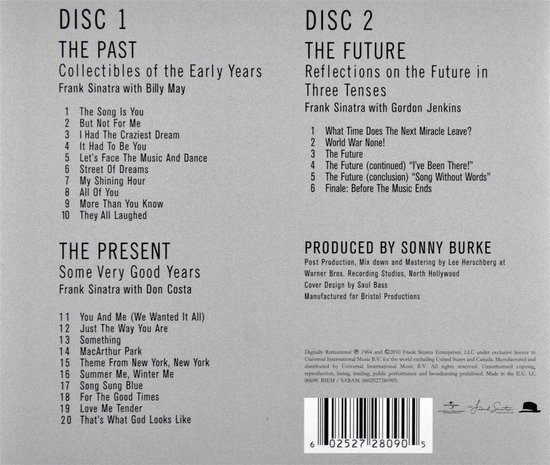 Frank Sinatra - Trilogy: Past, Present & Future (2 CD), Frank Sinatra ...