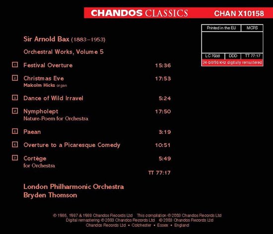 London Philharmonic Orchestra - Bax: Orchestral Works Vol 5 (CD), London Philharmonic... | bol