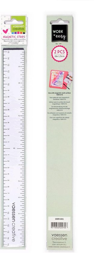 Vaessen Creative Magneetstrips - 2stuks | bol.com