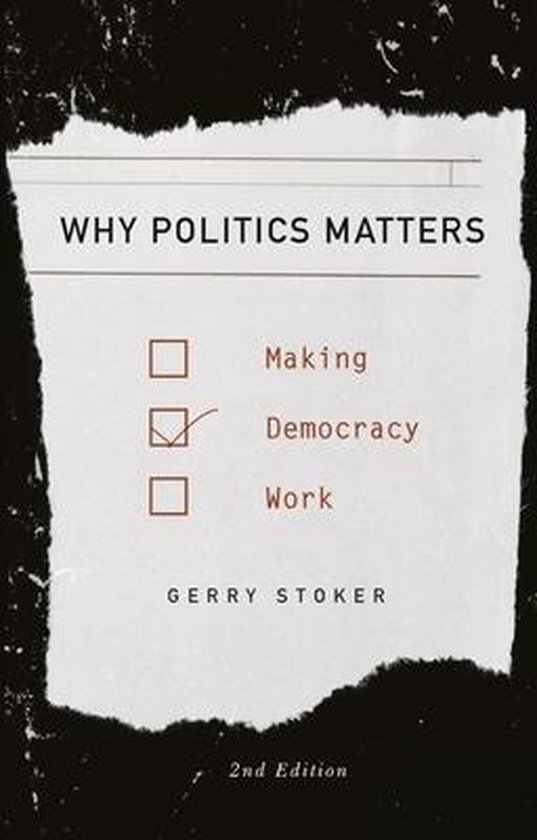 Why Politics Matters | 9780230360662 | Gerry Stoker | Boeken | bol.com