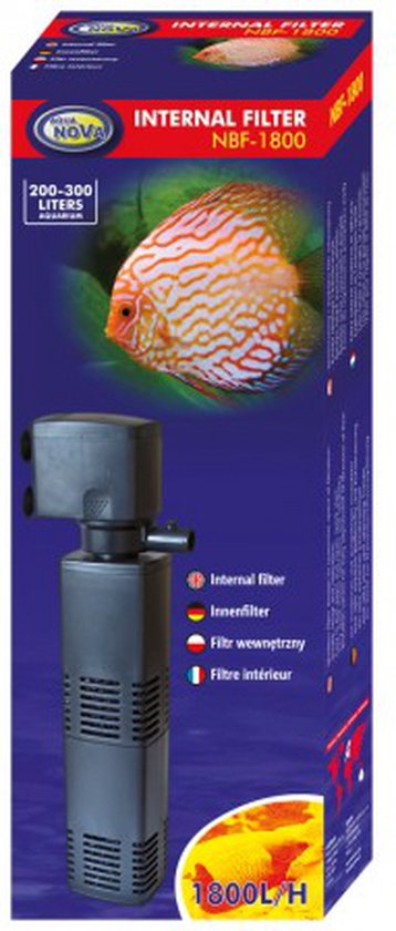 Aqua Nova - Aquarium binnen filter - NBF-1800 L/H - 200 tot 300 liter | bol