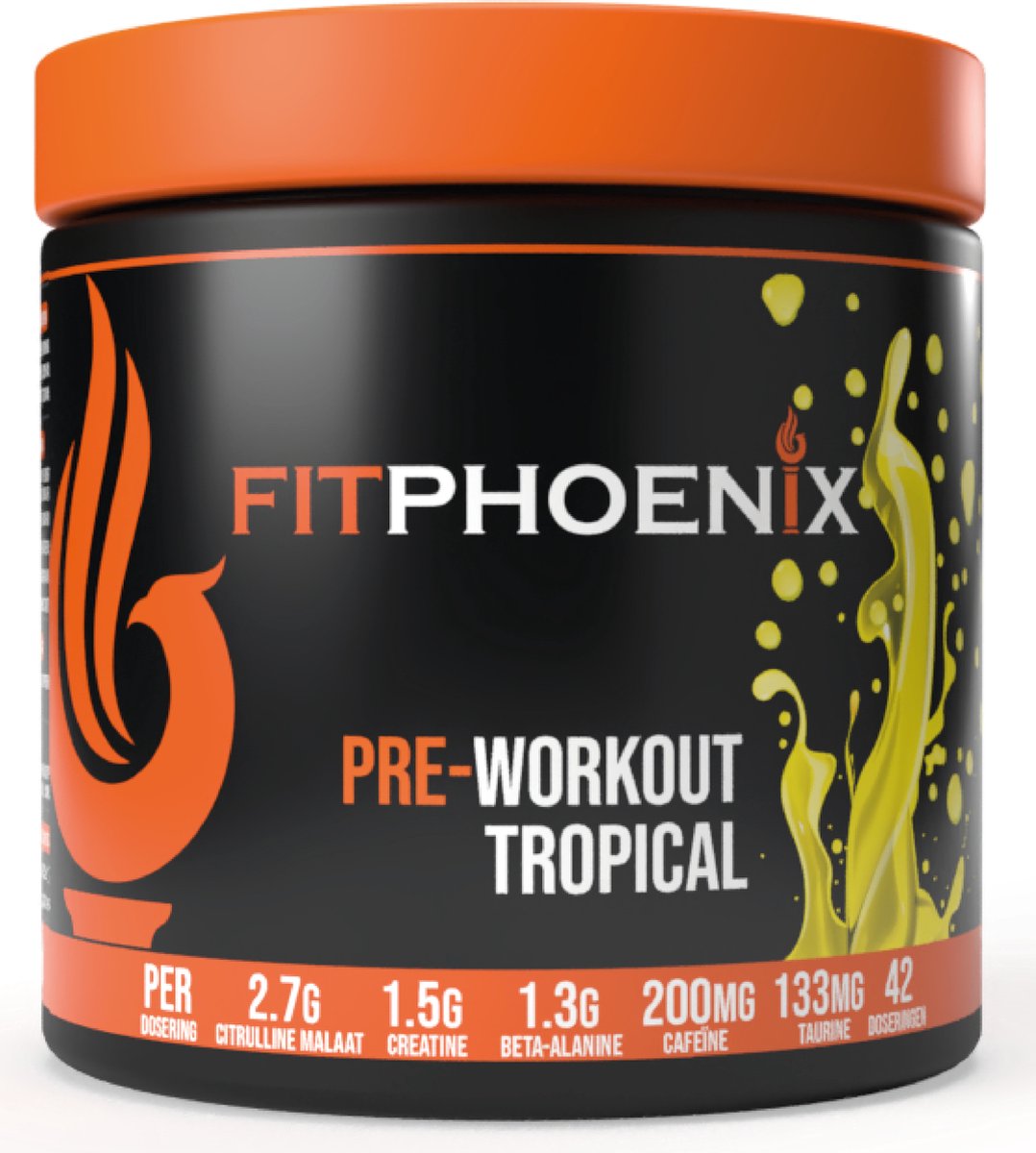 FitPhoenix® - Pre workout - Met Cafeïne - Voor Mannen en Vrouwen - 42 ...