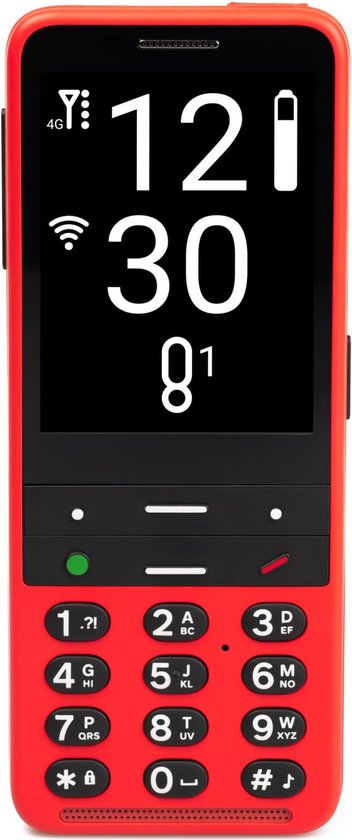 Blindshell Classic 2 - sprekende mobiel - rood model - Whatsapp | bol