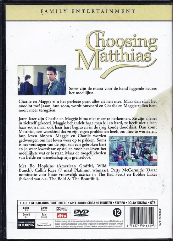 Choosing Matthias (Dvd), Jeff Fahey | Dvd's | bol.com