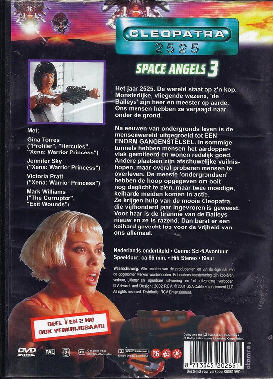 Cleopatra 2525 - Space Angels 3 (Dvd), Danielle Cormack | Dvd's | bol.com