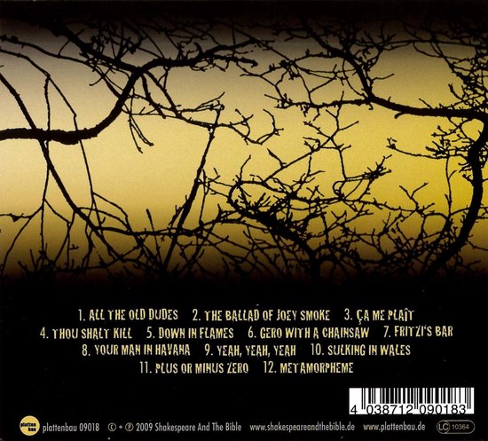 Shakespeare And The Bible - Plus Or Minus Zero (CD), Shakespeare And ...