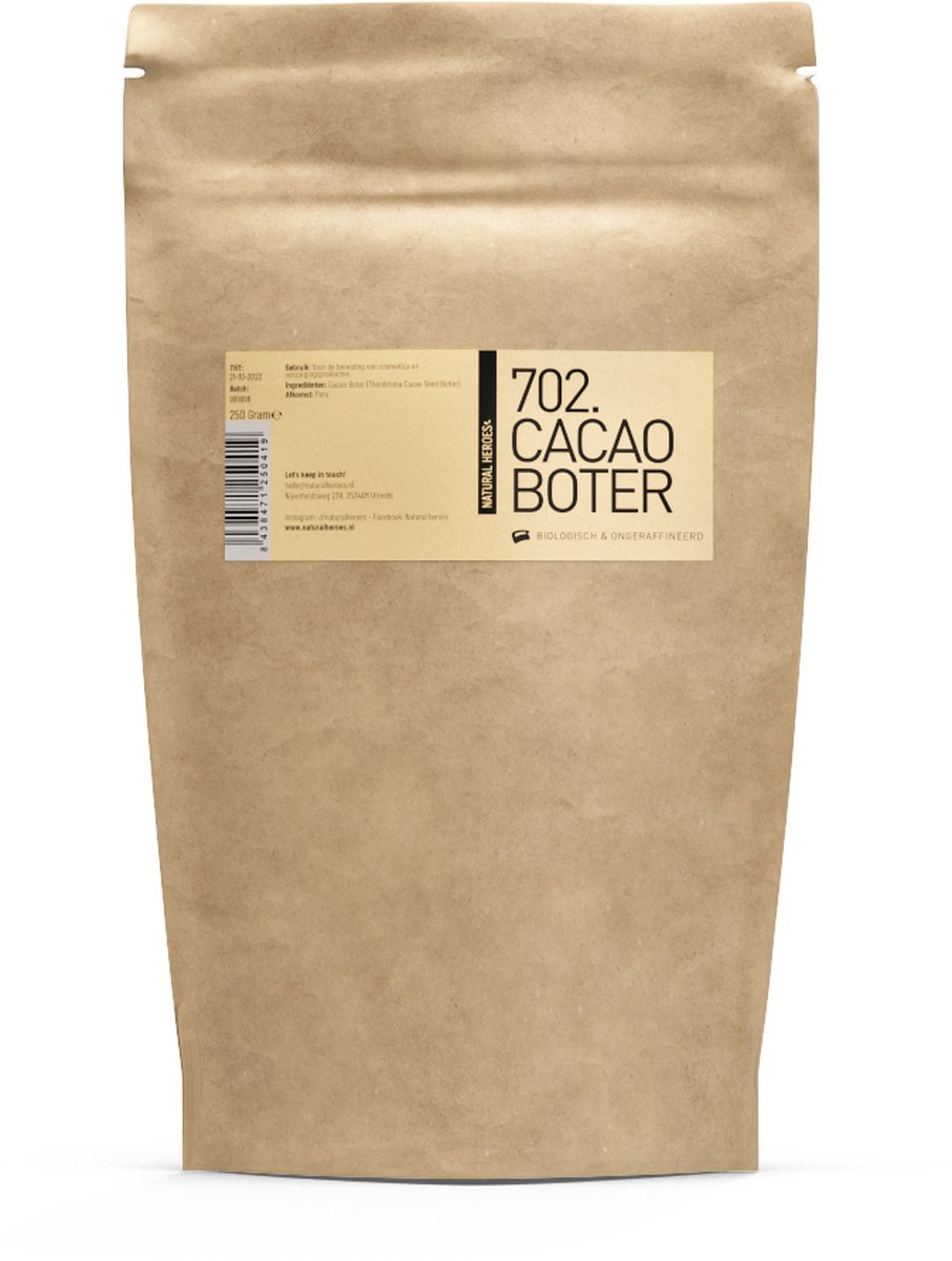 Cacaoboter (Biologisch & Ongeraffineerd) 100 gram | bol