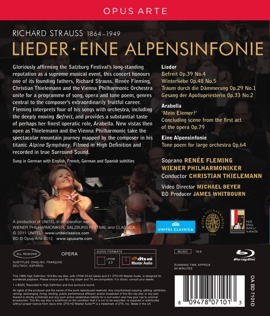 Renée Fleming, Wiener Philharmoniker, Christian Thielemann - Stauss ...