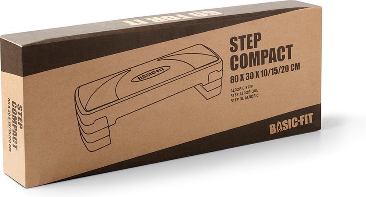 Basic-Fit® Aerobic Step - Fitness Step - Stepbank - Verstelbaar - Anti ...