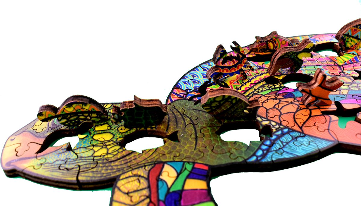 Legpuzzel mystery Schildpad A4 | houten puzzel | 150 stukjes ...