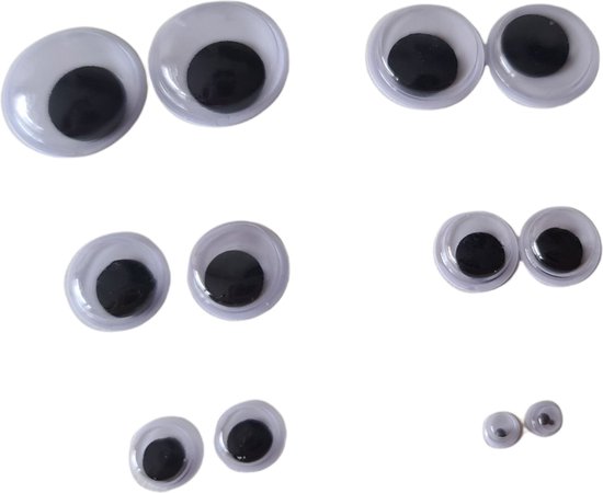 Wiebeloogjes - Plakoogjes - Googly Eyes - Sticker - Hobby/Knutselen ...
