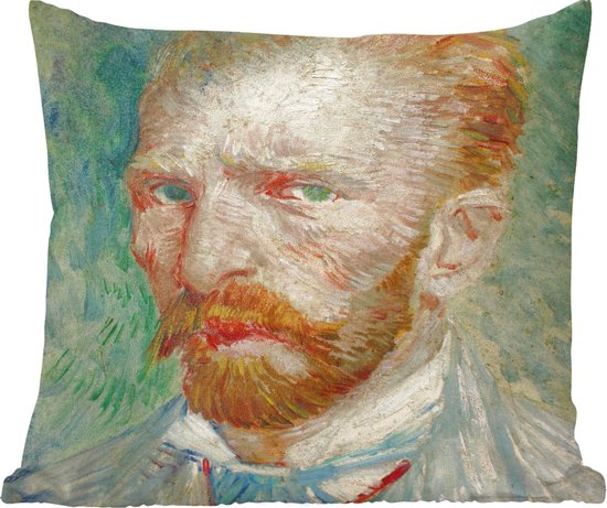 Sierkussen - Zelfportret Vincent Van Gogh - Multicolor - 45 Cm X 45 Cm | bol