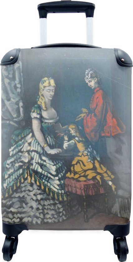Valise - Intérieur avec deux femmes et un enfant - Peinture de Paul ...