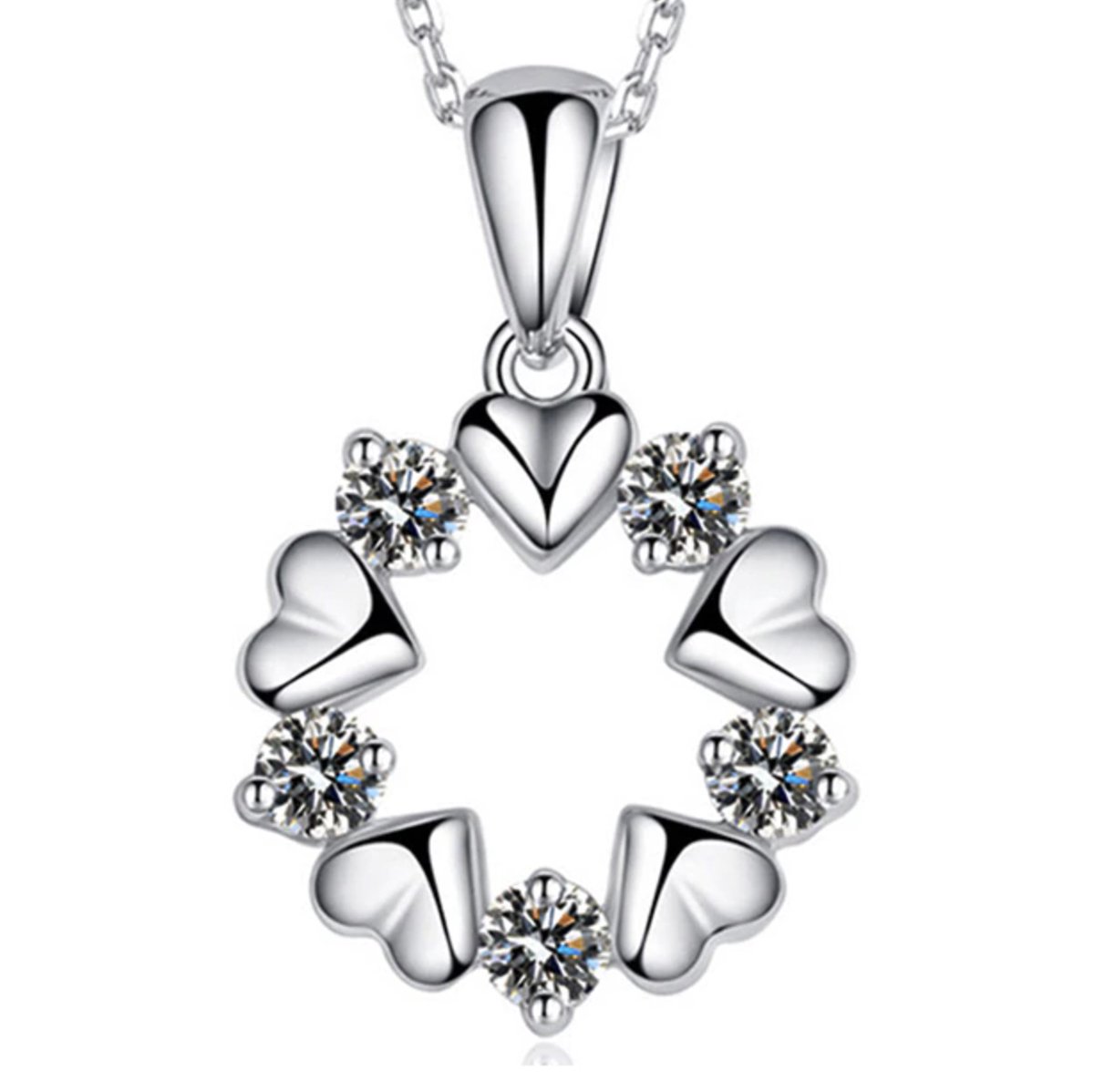 Ketting dames | ketting dames 925 zilver | zilveren dames ketting ...