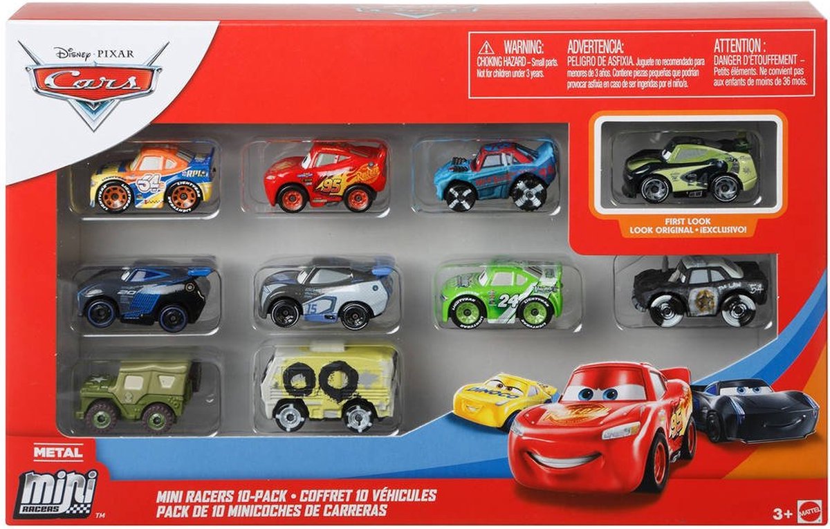 Disney Pixar Cars Mini Racers 10 Pack | bol