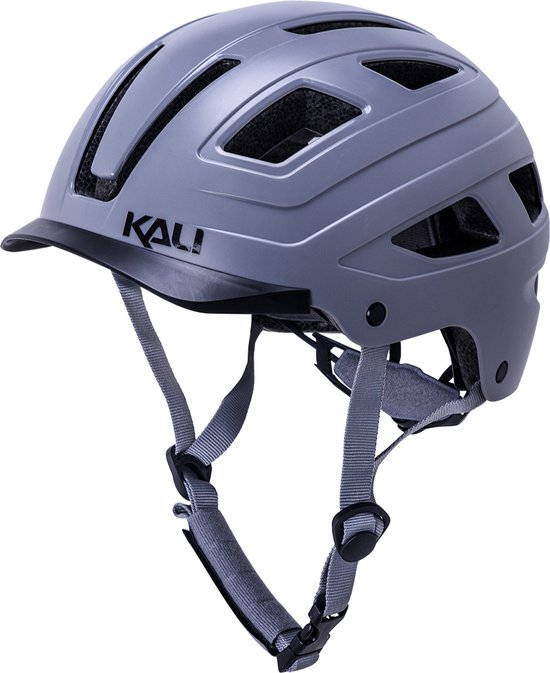 Kali Cruz Trendy Urban Fietshelm Grijs, Maat L/XL met GRATIS HELMLOCK ...