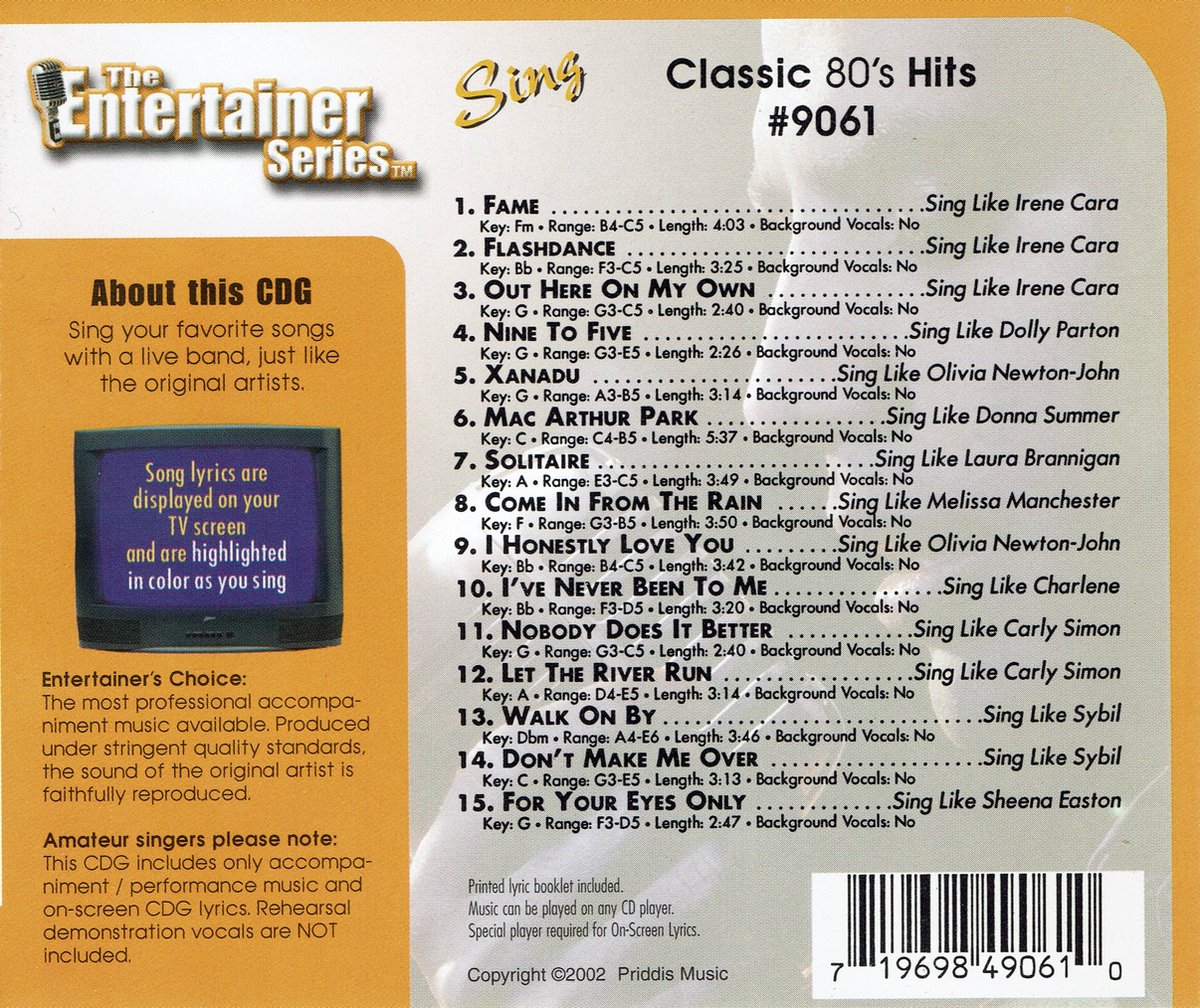 Sing Classic 80's Hits, Karaoke | CD (album) | Muziek | bol.com
