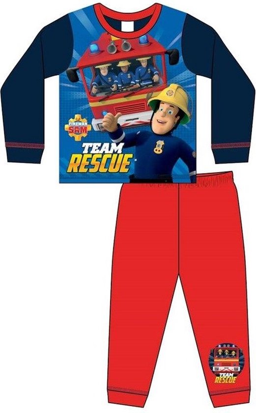 Brandweerman Sam pyjama - maat 110 - Fireman Sam pyjamaset | bol